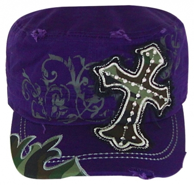 Savana Patch Army Cap - Camo Cross: Chicks Discount Saddlery