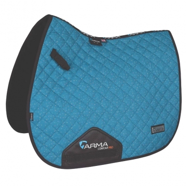 Shires ARMA Sport XC Saddle Pad - Teal Ditsy: Chicks Discount Saddlery