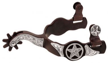 Weaver Men's Texas Spurs with German Silver Star and Trim: Chicks ...
