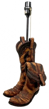 Cowboy Boot Lamp: Chicks Discount Saddlery