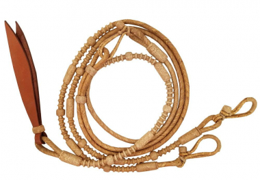 Cody Pro Braided Natural Rawhide Romel Reins: Chicks Discount Saddlery