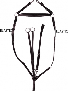 Exselle Elite Breastplate with Elastic Insert & Standing Attachment ...