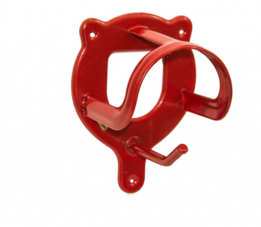 Metal Bridle Rack with Powder Coating - Red: Chicks Discount Saddlery