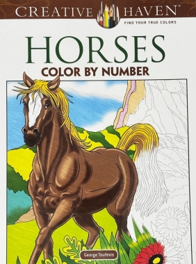 Horses Color By Number Coloring Book: Chicks Discount Saddlery