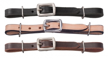 Tough-1 Mini Flat Leather Curb Strap: Chicks Discount Saddlery
