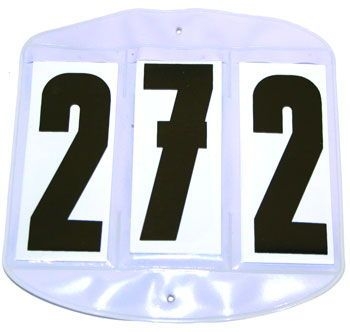 Roma Bridle Competition Numbers Set - 3 Digit: Chicks Discount Saddlery