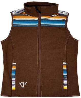 Cowboy Hardware Serape Print Yoke Poly Shell Vest - Youth: Chicks ...