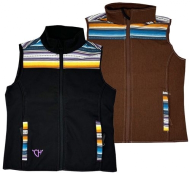 Cowboy Hardware Serape Print Yoke Poly Shell Vest - Youth: Chicks ...