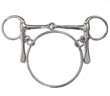 Coronet Stainless Steel Dexter Racing Ring Half Cheek Bit: Chicks ...