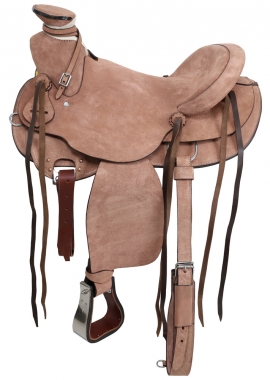 Ranchman Roughout Wade Roper Style Saddle: Chicks Discount Saddlery