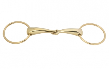 Nickle Silver Thick Hollow Mouth Loose Ring Snaffle: Chicks Discount ...