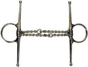 Full Cheek Snaffle Bit Double Twisted Mouth: Chicks Discount Saddlery