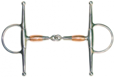 Coronet Pinchless Stainless Steel Full Cheek Snaffle Bit: Chicks ...