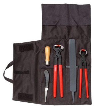 6 Piece Farrier Kit With Nylon Case: Chicks Discount Saddlery
