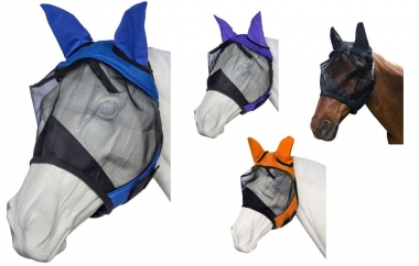 Tough-1 Deluxe Comfort Mesh Fly Mask: Chicks Discount Saddlery