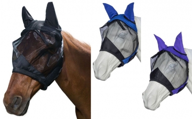 Tough-1 Mini Deluxe Comfort Mesh Fly Mask: Chicks Discount Saddlery