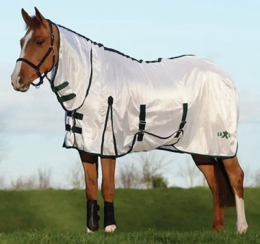 Weatherbeeta Saxon Mesh Fly Sheet With Gusset Belly Wrap And Combo Neck ...