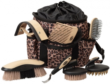 Weaver 8 Piece Grooming Kit - Leopard: Chicks Discount Saddlery
