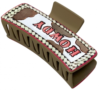 Blush Howdy Ladies Hair Clip: Chicks Discount Saddlery