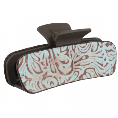 Teal Rose Claw Clip: Chicks Discount Saddlery