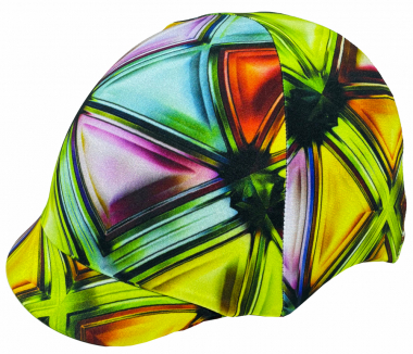 Sleazy Sleepwear Helmet Cover - Stained Glass: Chicks Discount Saddlery