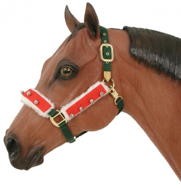 Christmas Fleece Halter Kit: Chicks Discount Saddlery