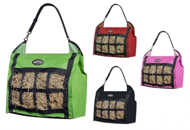 Showman Slow Feed Hay Tote With Easy Load Bar Top: Chicks Discount Saddlery