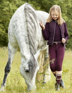 Horze Kids Morgan Light Padded Winter Riding Vest: Chicks Discount Saddlery