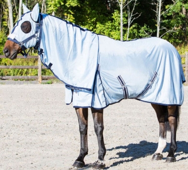 Horze Freja Combo Cover All Fly Sheet with Mask: Chicks Discount Saddlery