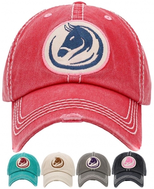 Horse Patch Washed Vintage Ball Cap: Chicks Discount Saddlery