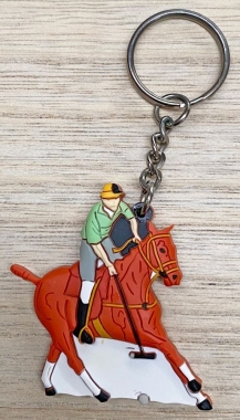 Rubber Key Chain - Polo: Chicks Discount Saddlery