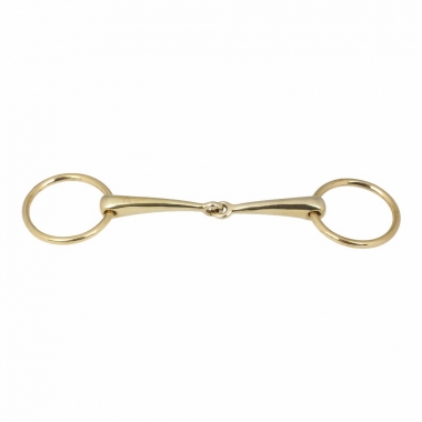 Coronet Nickle Silver Loose Ring Snaffle Bit - 3 Inch Rings: Chicks ...