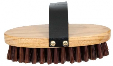 Mud Brush with Leather Handle: Chicks Discount Saddlery
