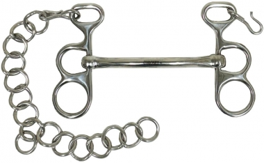 Coronet Mullen Mouth Pelham Bit With Butterfly Cheeks: Chicks Discount ...