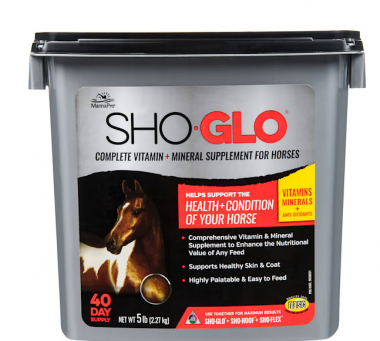 Manna Pro - Sho-Glo Pellets - 5 pound tub: Chicks Discount Saddlery