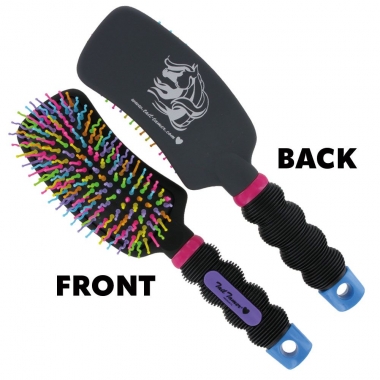 Professionals Choice Tail Tamer Small Rainbow Wave Bristle Mane And ...