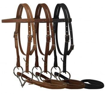 Complete Pony Bridle Set With Twisted Snaffle Bit And Reins: Chicks ...