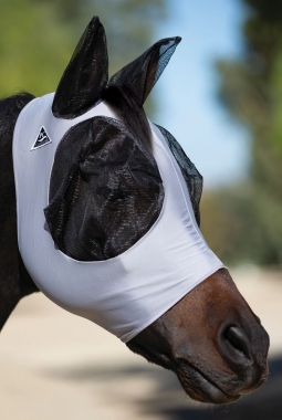 Professionals Choice Comfort Fit Lycra Fly Mask - Solid Colors: Chicks ...