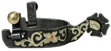 Professional's Choice Silver Clover Rowel Spurs: Chicks Discount Saddlery