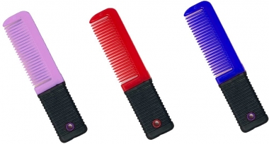 Mane and Tail Comb With Ribbed Grip Handle: Chicks Discount Saddlery