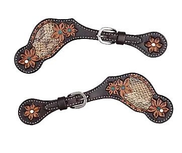 Circle Y Python Pass Collection Ladies Spur Straps: Chicks Discount Saddlery