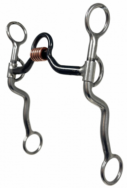 Reinsman Steel Cowboy Ported Roller Bit: Chicks Discount Saddlery