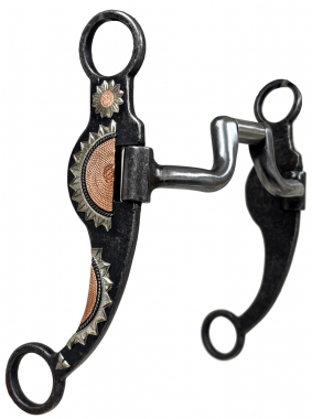 Sunflower Hinged Port Medium Shank Bit: Chicks Discount Saddlery