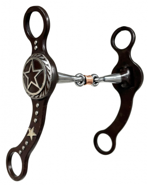 Star Concho Dog Bone Bit: Chicks Discount Saddlery