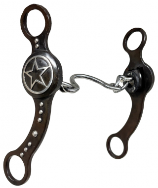 Antique Lonestar Wide Ported Chain Bit: Chicks Discount Saddlery