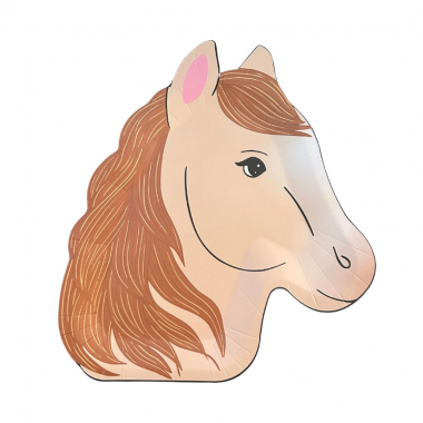 Pony Tales 'Pony' Plates - 8 pack: Chicks Discount Saddlery