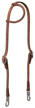 Weaver Oiled Trainer Sliding Ear Headstall: Chicks Discount Saddlery