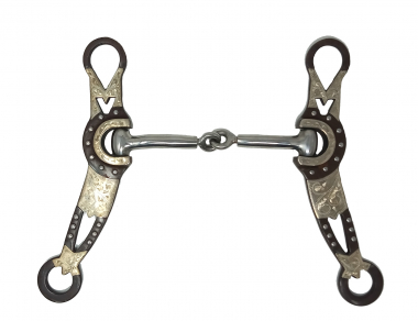 Robart - Pinchless Victory Copper Inlay Snaffle Bit -5 Inch: Chicks ...