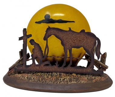Praying Cowboy Night Light: Chicks Discount Saddlery