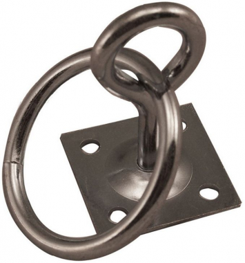 Ring Fastener with Square Plate - 2 1/2 inch: Chicks Discount Saddlery